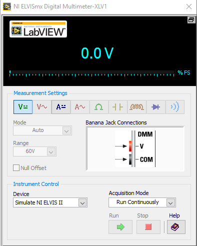 Capacitance Measurement Grayed Out for Simulated NI ELVIS II DMM in Multisim - NI