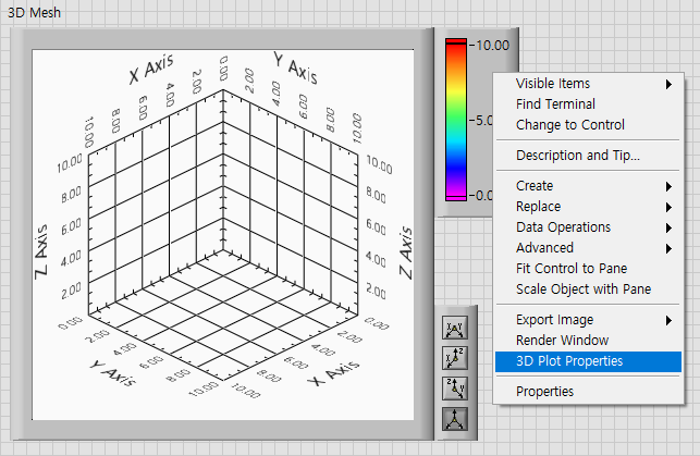 Change Max and Min Values of Color Ramp Spectrum in Mesh Graph - NI
