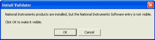 NI Software Not Appearing in Uninstall a Program - NI