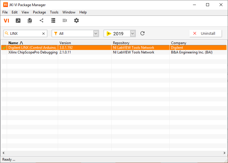 使用VI Package Manager（VIPM）下載和管理LabVIEW附加元件 - NI