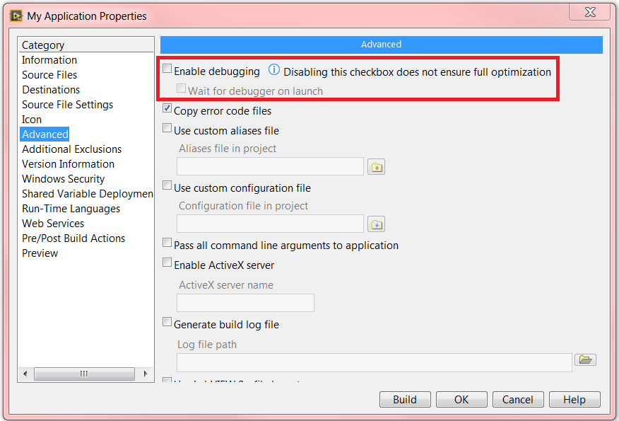Why Doesnt My Labview Executable Run Automatically When Opened Ni 4463