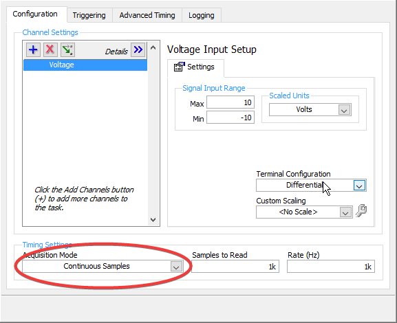 DAQ Assistant Missing Data Between Iterations - NI