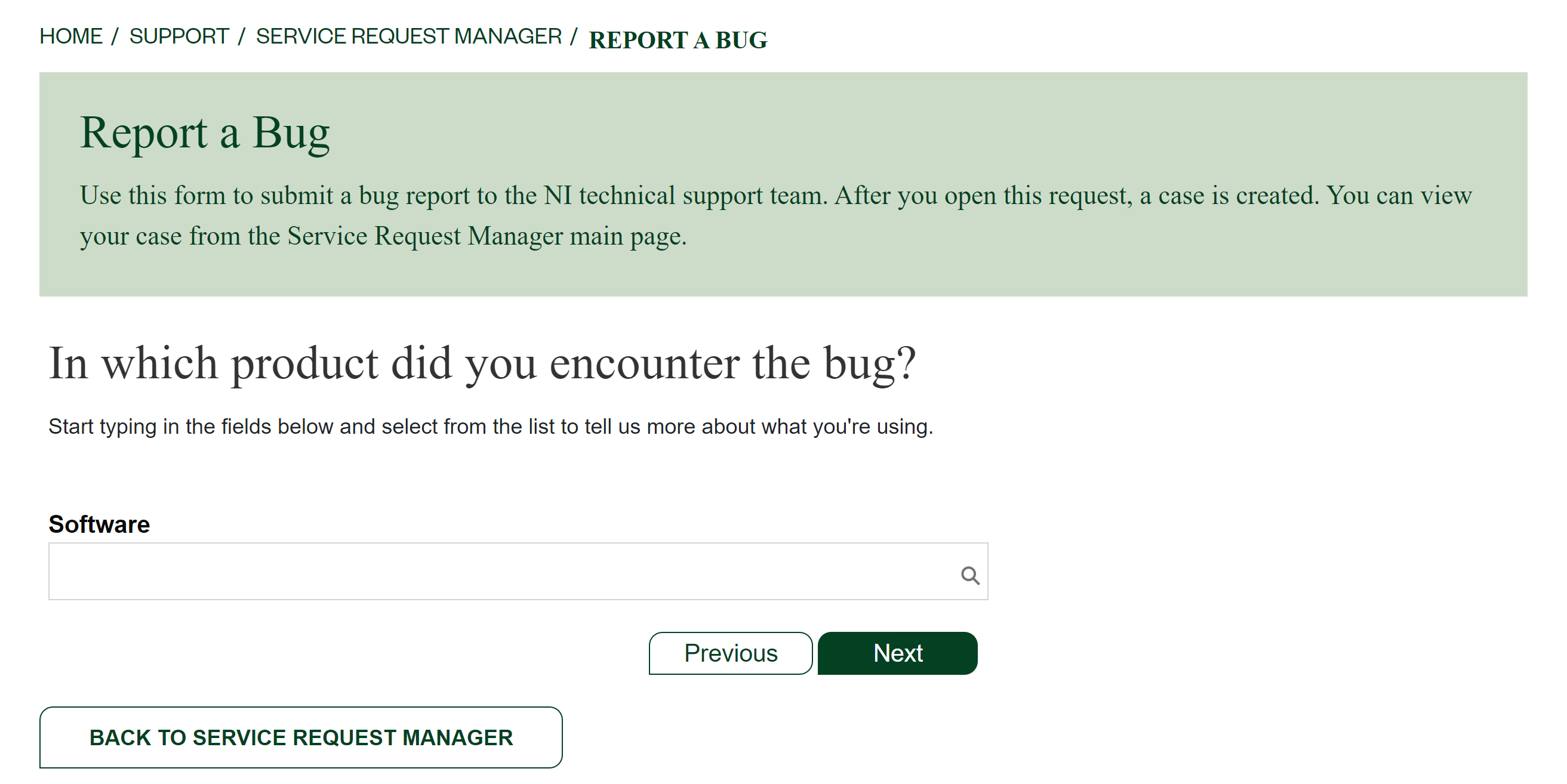 Report An Ni Software Bug Ni 
