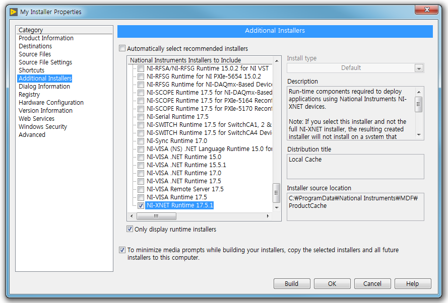 Error 1074384560 Occurred When Deploying Labview Exe Including Ni Xnet Ni 