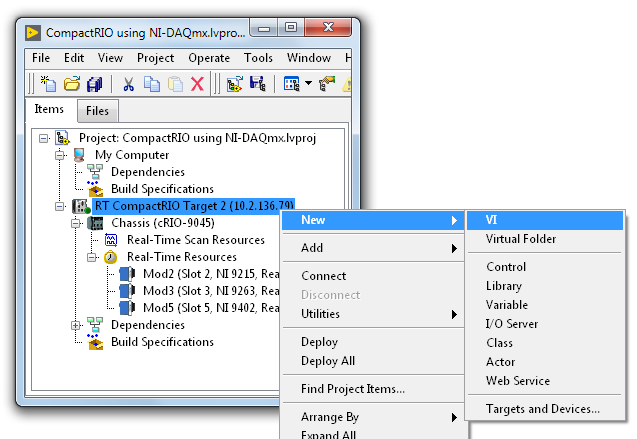 Using Compactrio With The Ni Daqmx Api Ni 