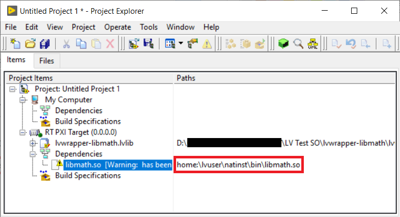 Use Labview To Call So File In Ni Linux Rt Target Ni 