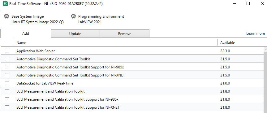Where Can I Find My Ni Linux Rt Image Available Packages Ni 